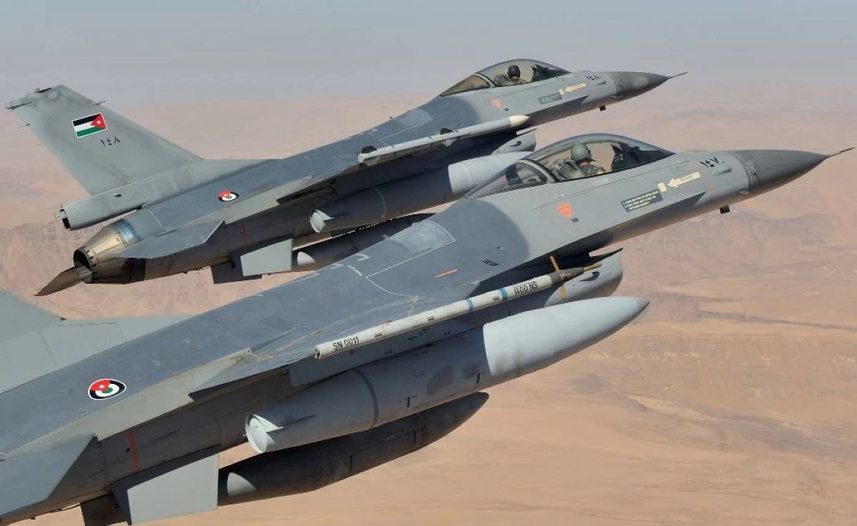 Jordanian Air Force intercepts missiles, drones over national airspace ...