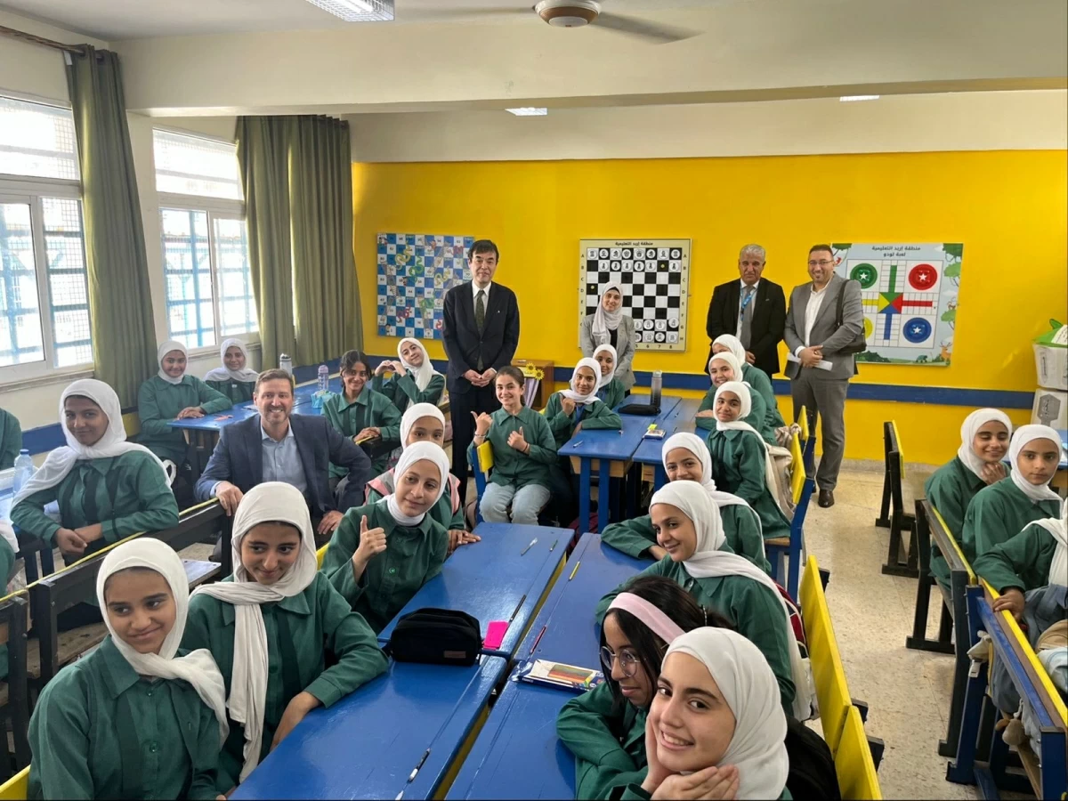 Japan’s ambassador visits refugee camps in Irbid, observes Japan ...