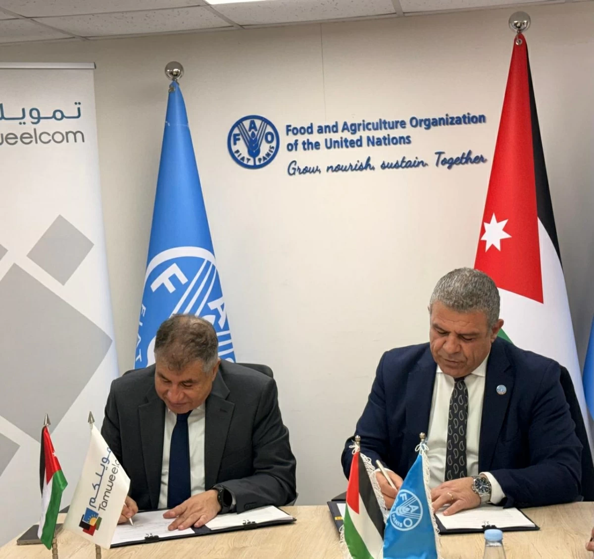 FAO Jordan, Tamweelcom sign MoU to empower rural communities, enhance ...