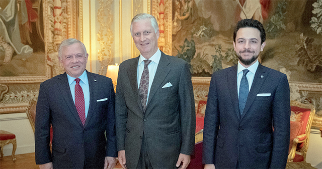 King meets Belgium monarch | Jordan Times