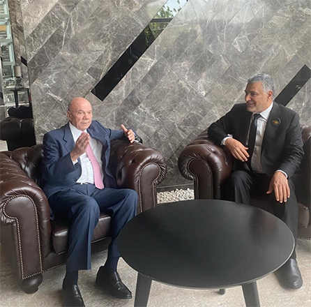 Senate president meets with Libyan, Algerian officials | Jordan Times