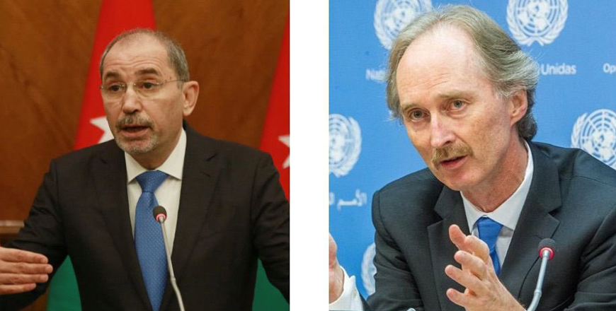 Safadi discusses regional developments with UN envoy to Syria, foreign ...