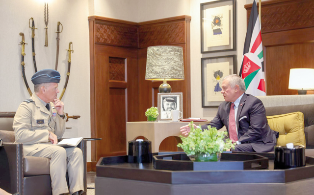 King meets Belgium monarch in Brussels | Jordan Times