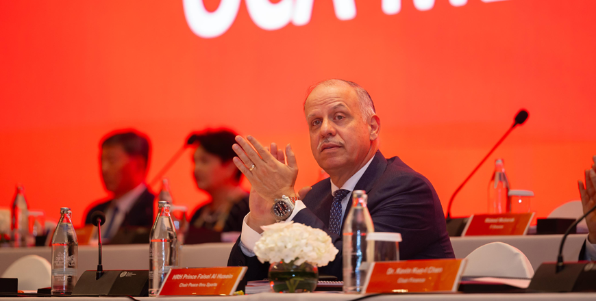 Prince Feisal attends 43rd Olympic Council assembly | Jordan Times