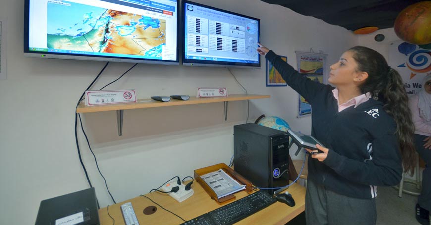 Students become weather experts at school meteorology station | Jordan ...