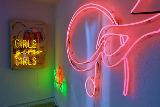 Artist lights up local gallery with neon art | Jordan Times