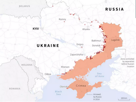 Crimea, territory at heart of US-Ukraine tensions | Jordan Times