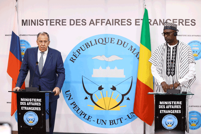 Russia's Lavrov visits Mali in sign of deepening ties | Jordan Times