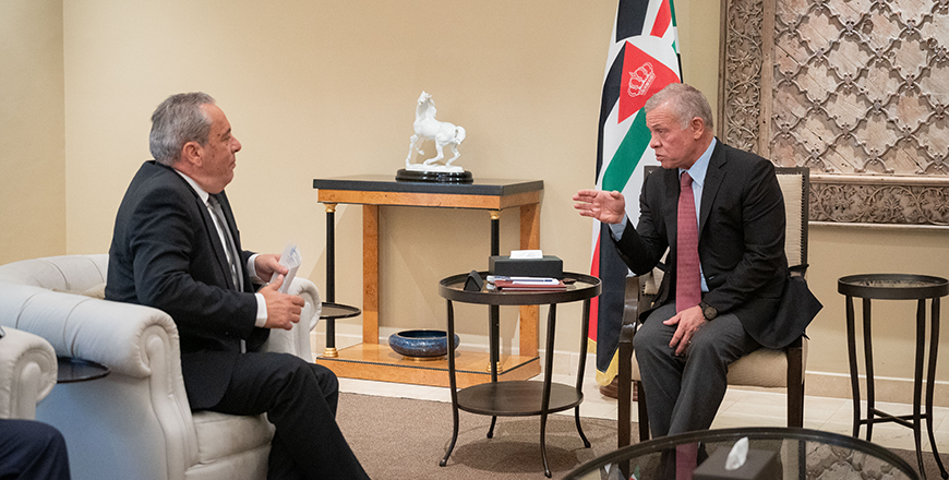 King receives Cyprus defence minister | Jordan Times