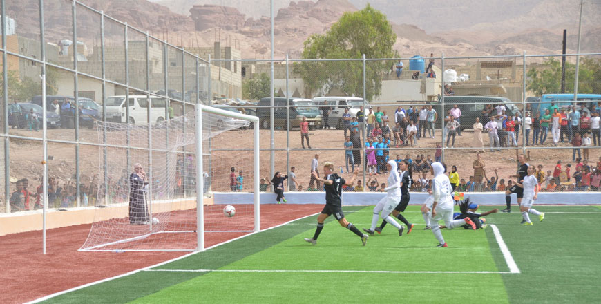 Residents of Ghor Safi rejoice over brand new football field | Jordan Times